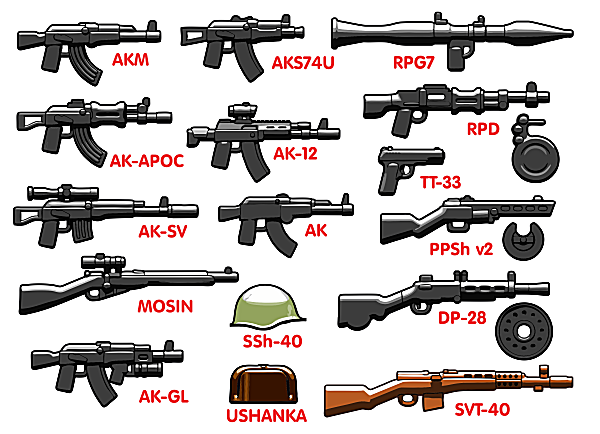 Russian Weapons Pack V3 Bricksville