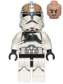 SW0837 Clone Trooper Gunner (Phase 2) - Scowl | Bricksville