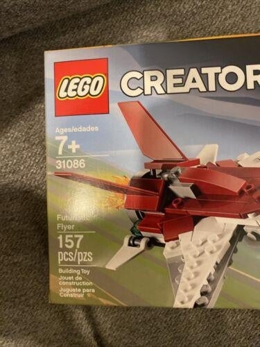 LEGO Creator 3in1 Futuristic Flyer Stem Jet Plane Building Set 31086 ...